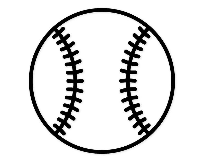 Simple Softball Icon Svg Png: Cut Ready Digital Design for Cricut ...
