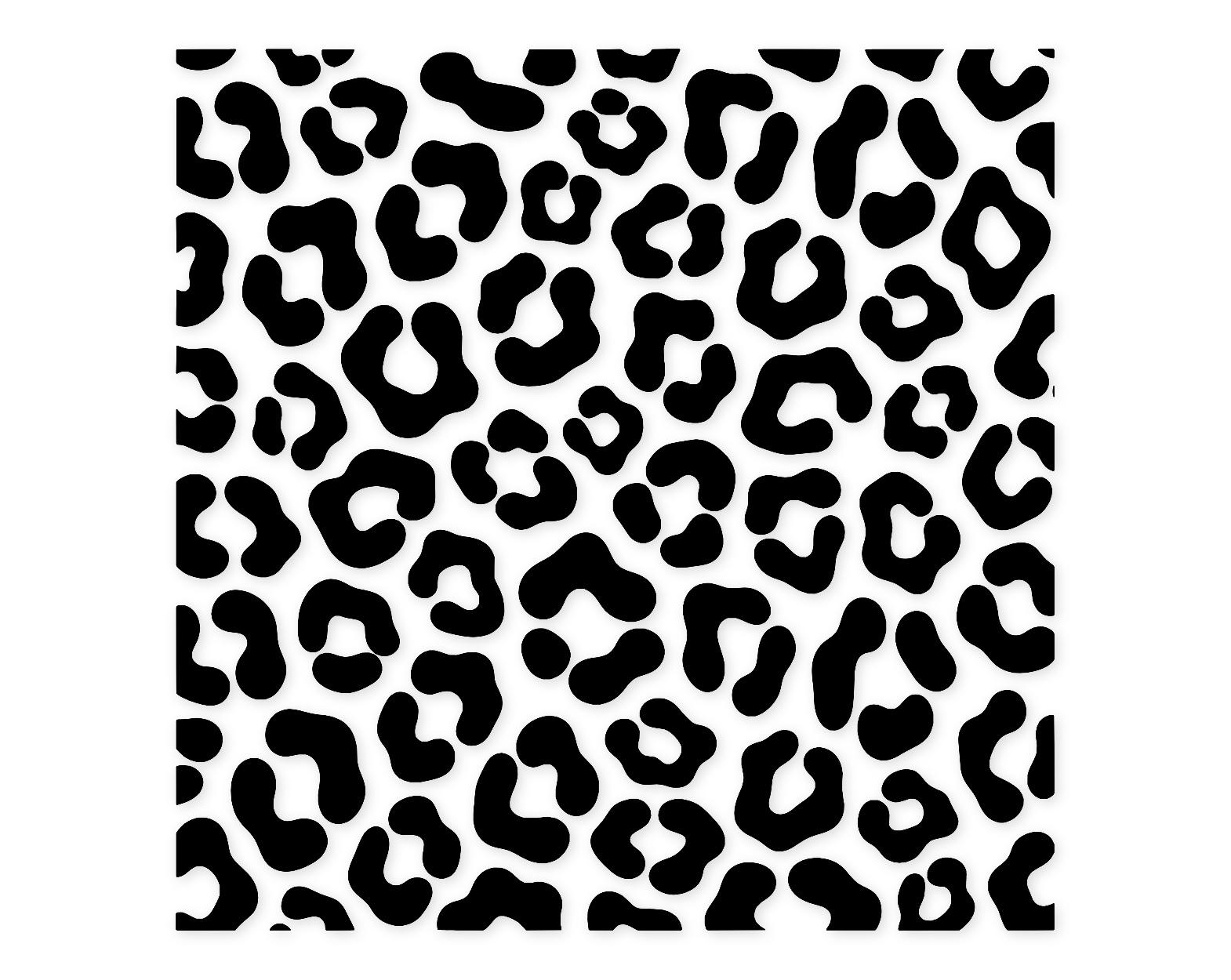 Leopard Print Pattern Block Svg Png: Bold High Contrast Design for ...