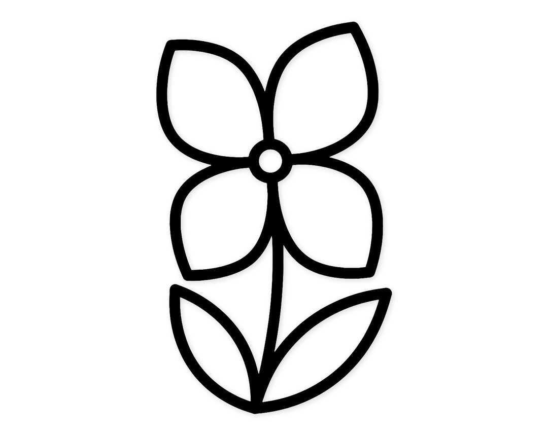 Violet Flower Icon Svg Png: Cut Ready Digital Design for Cricut ...