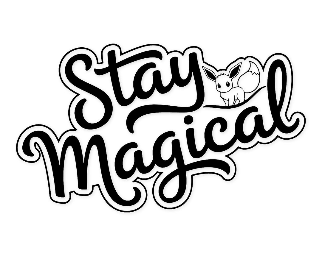 Stay Magical Typography Svg Png: Cut Ready Digital Design for Cricut ...