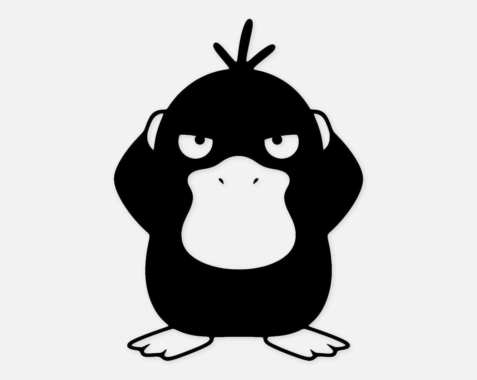 Psyduck Icon Svg Png: Cut Ready Digital Design for Cricut Silhouette - Etsy