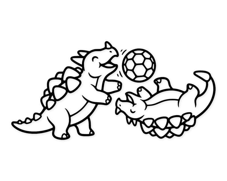 Dino Playdate Svg Png: Bold & Whimsical Cut File for Kids' Crafts ...