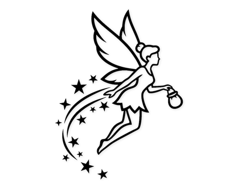 Flying Tooth Fairy Svg Png: Bold Design for Cut Files - Etsy
