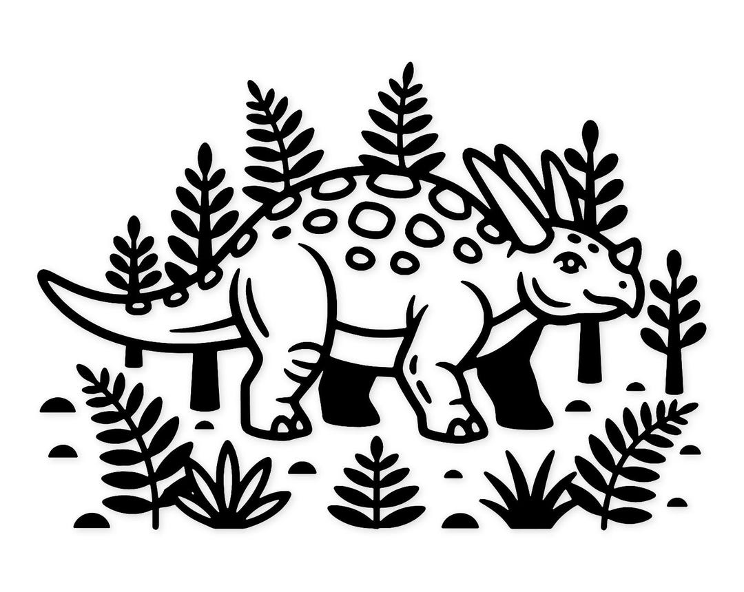 Dino Landscape Svg Png: Bold Prehistoric Scene for Crafts - Etsy