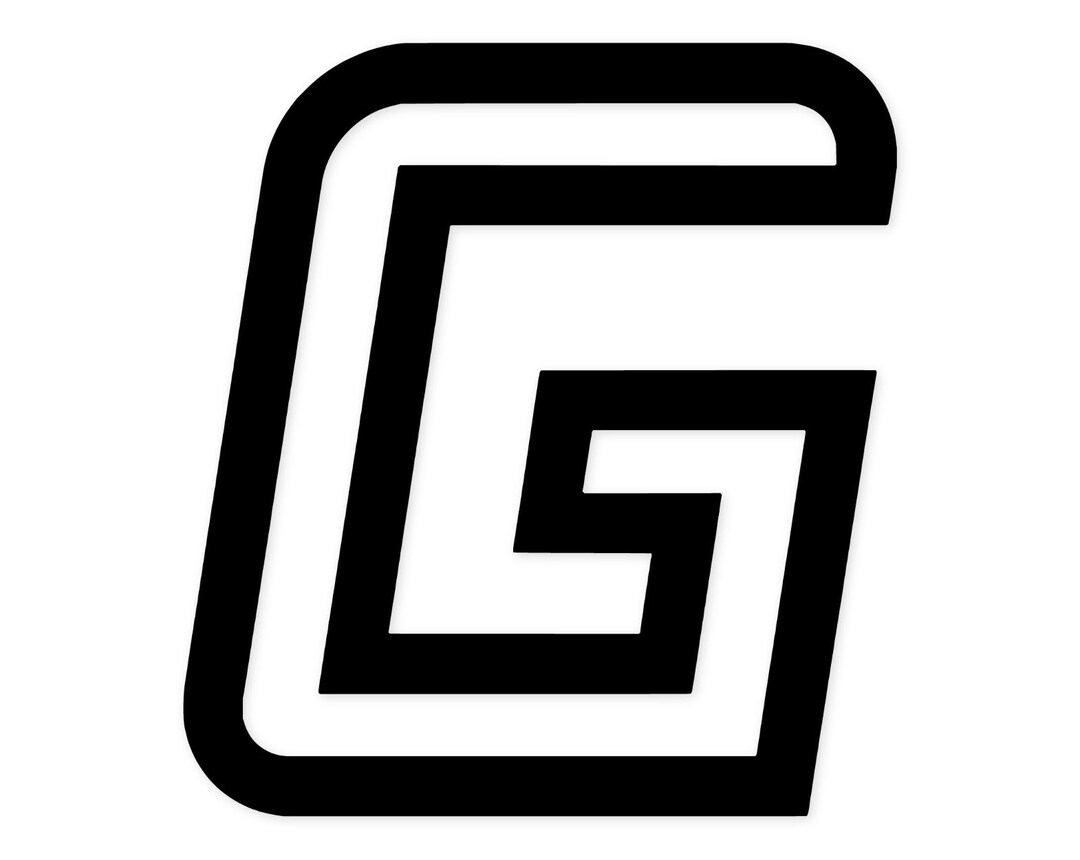 Bold 'G' Logo Svg Png: Cut Ready Digital Design for Cricut Silhouette ...