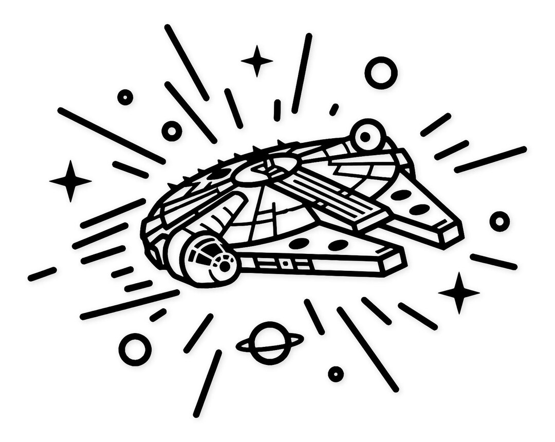 Spaceship Svg Png: Bold Illustration for Craft Projects - Etsy