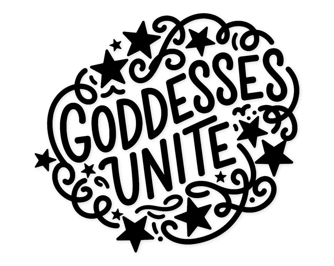 Goddess Connection Svg Png: Bold Hand-lettered Design for Scrapbooking ...