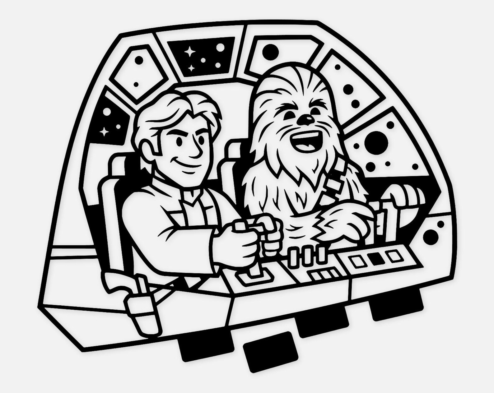 Starship Crew Svg Png: Cut Ready Digital Design for Cricut Silhouette ...