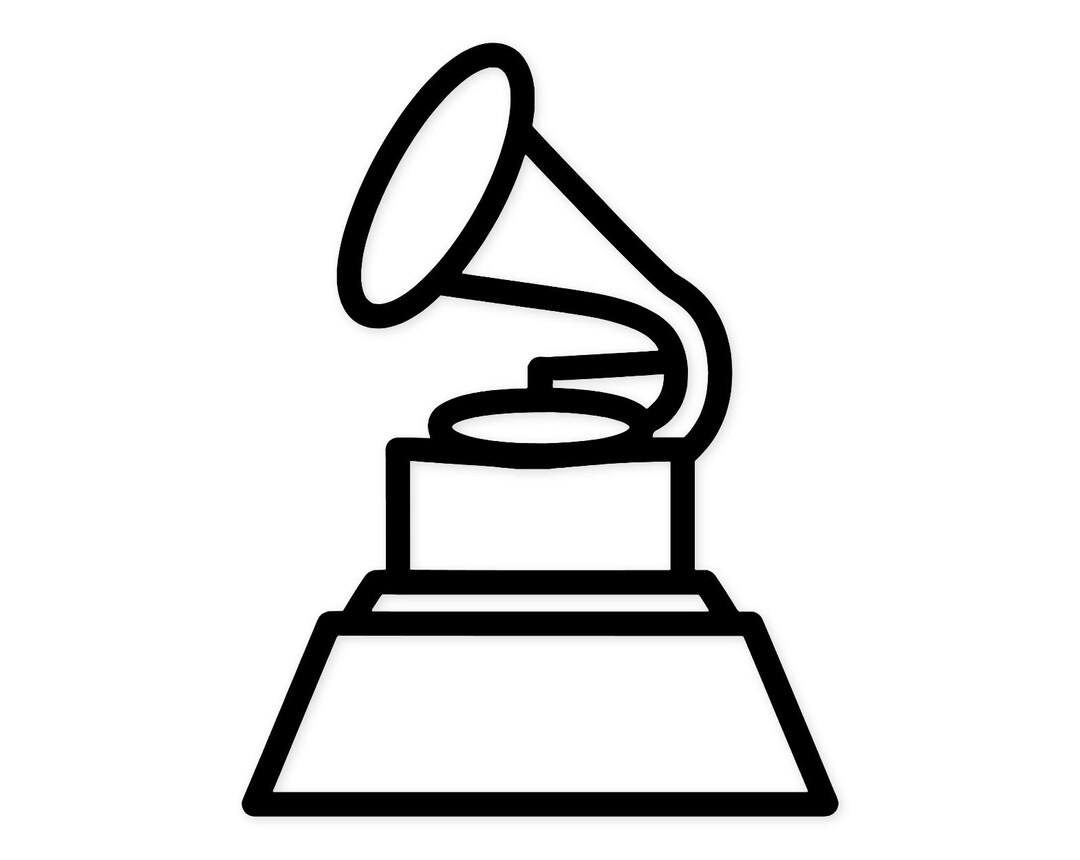 Grammy Trophy Icon Svg Png: Cut Ready Digital Design for Cricut ...