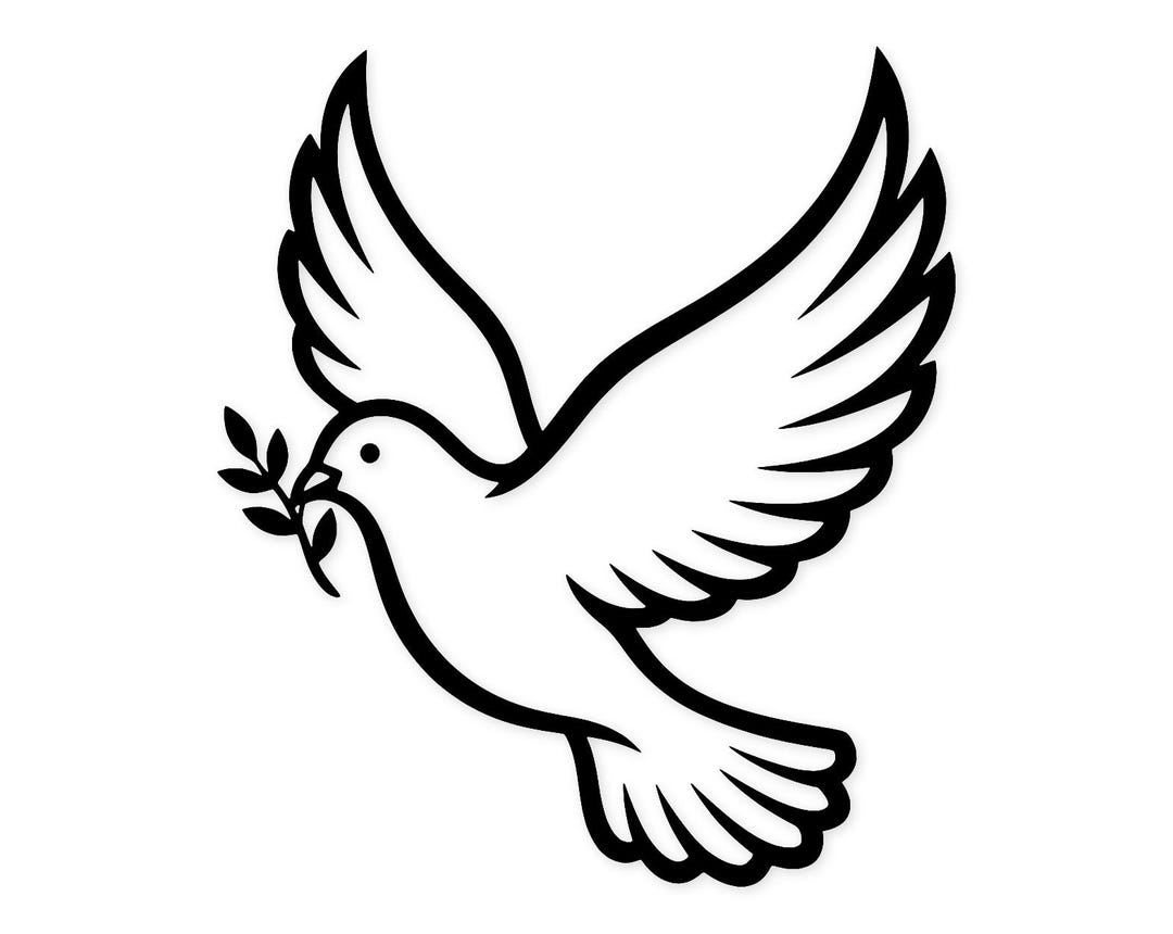 Elegant Dove Icon Svg Png: Cut Ready Digital Design for Cricut ...