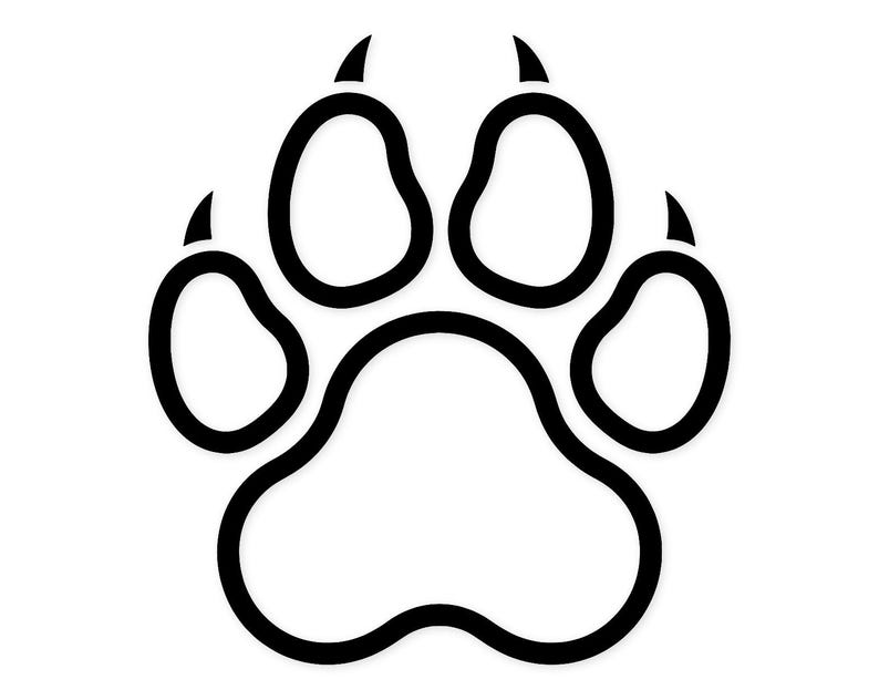 Panther Claw Print Svg Png: Cut Ready Digital Design for Cricut ...