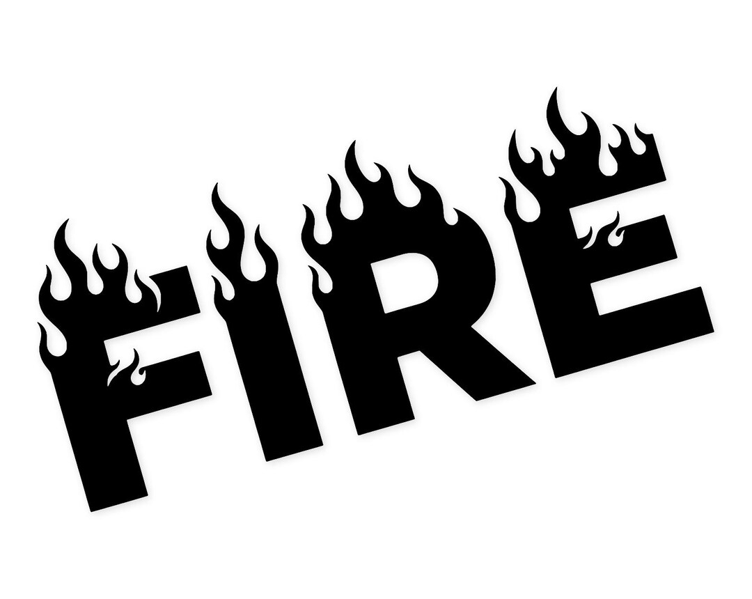 Fire Power Text Svg Png: Bold Design for Crafting Projects - Etsy