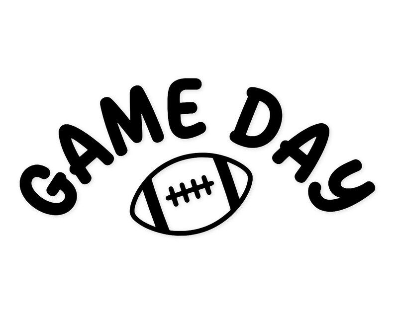 Game Day Typography Svg Png: Cut Ready Digital Design for Cricut ...