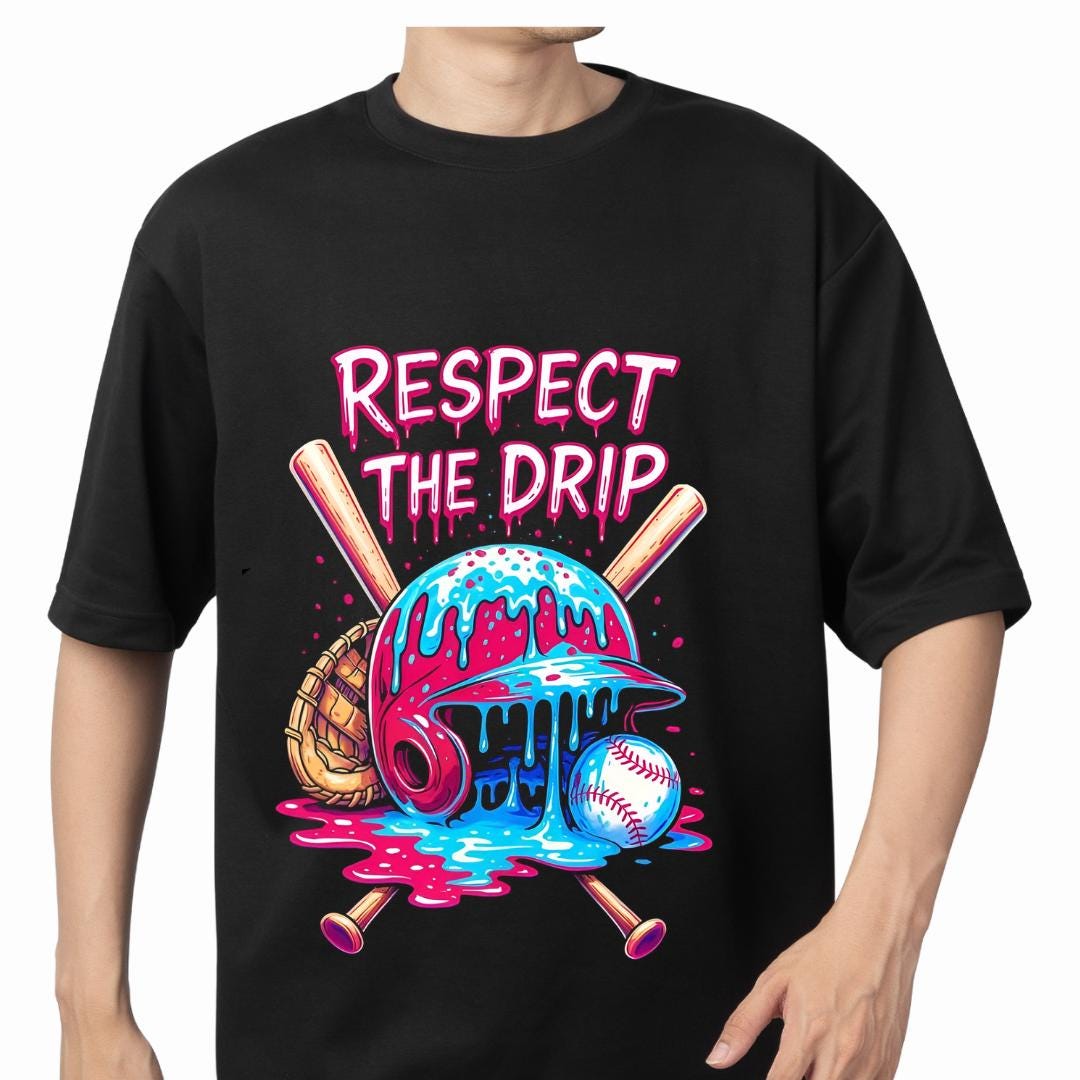 Baseball Drip PNG, Ice Cream Drip Png, Respect the Drip Png, Baseball ...