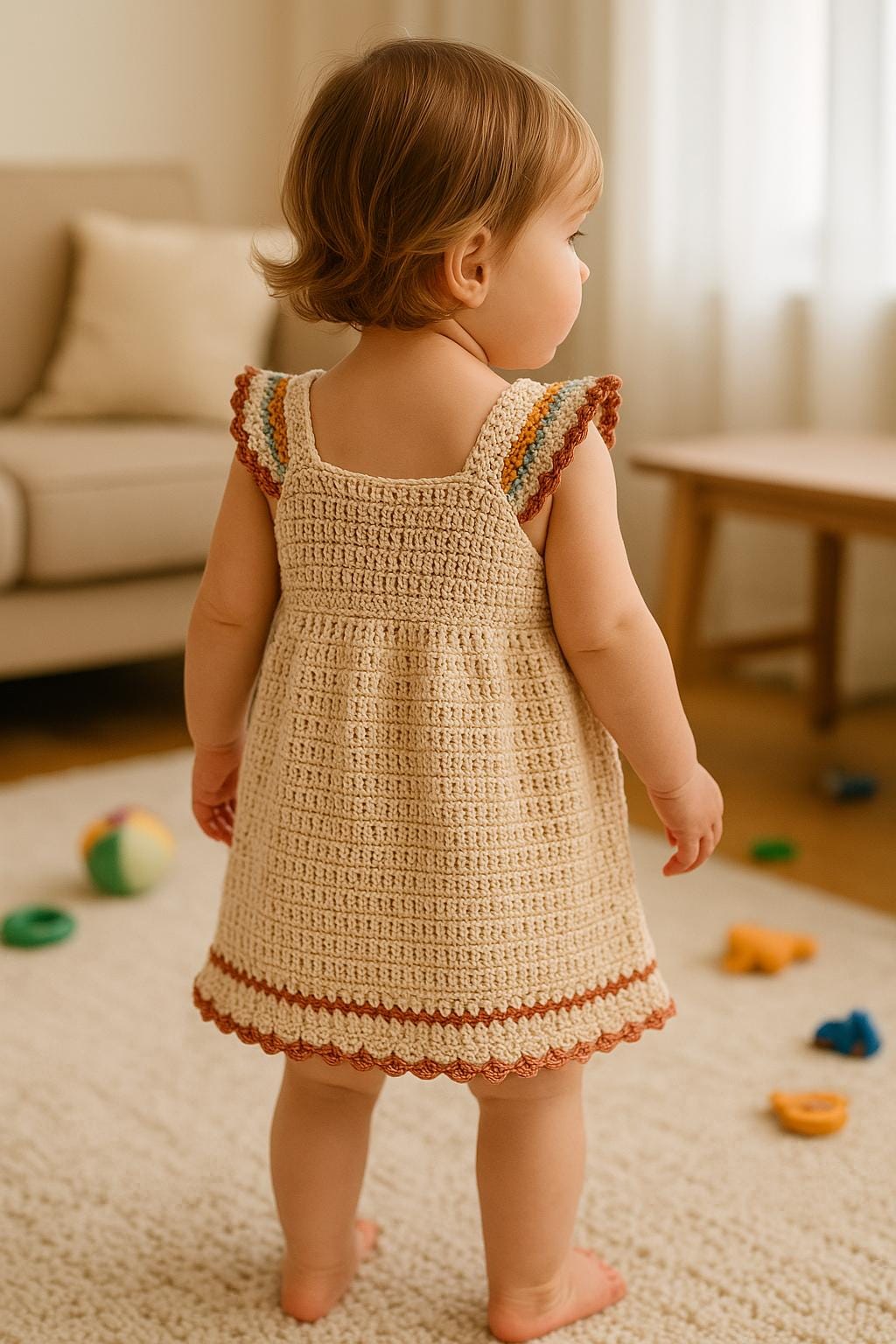 Luna Baby Dress Crochet Pattern | Boho Summer Baby Outfit PDF | Easy ...
