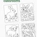 Spring Animals Coloring Pages – 100+ Printable PDF for Kids – Easter ...