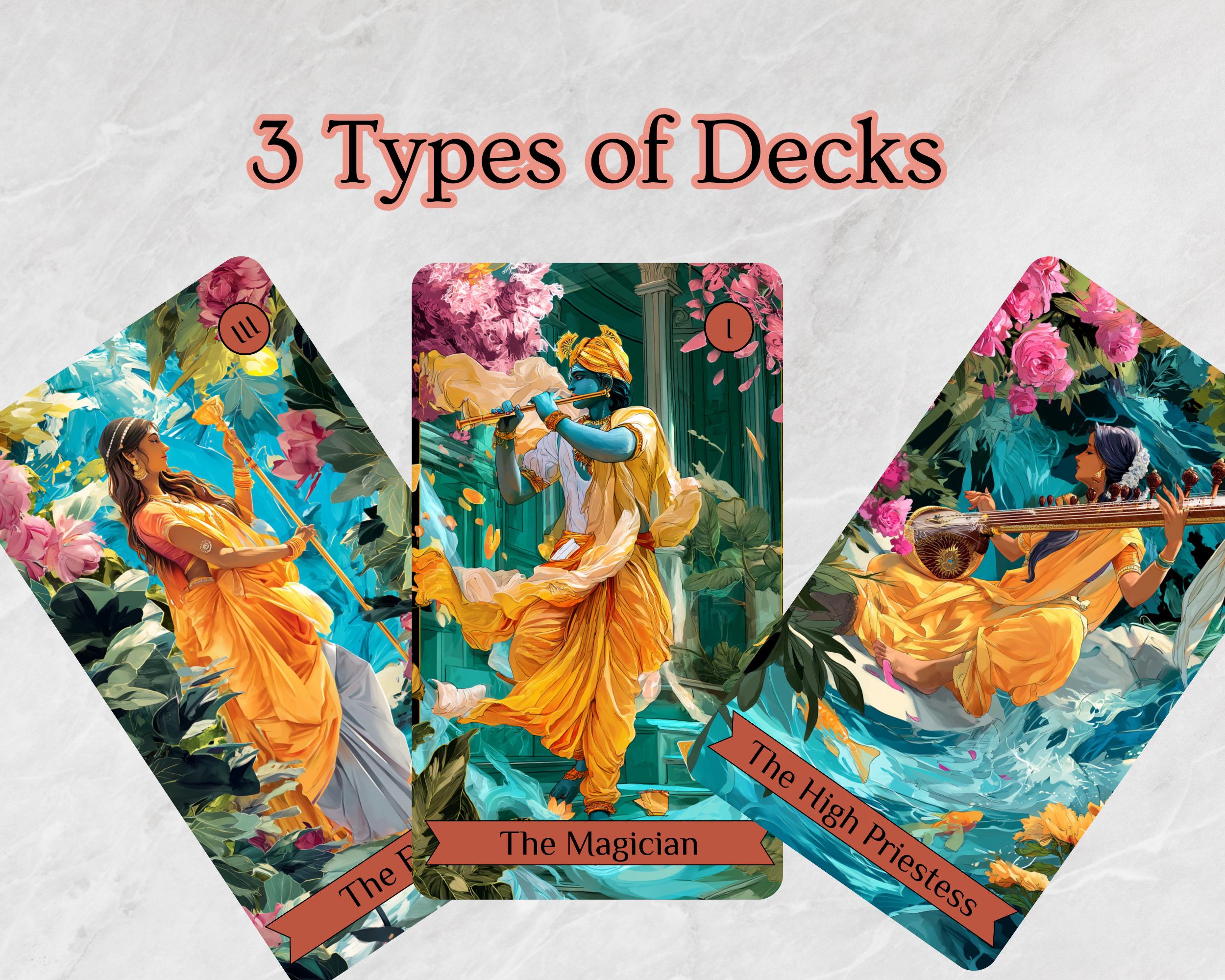 Hindu Mythology Tarot Deck: Illustrated Divine Wisdom Cards - Etsy