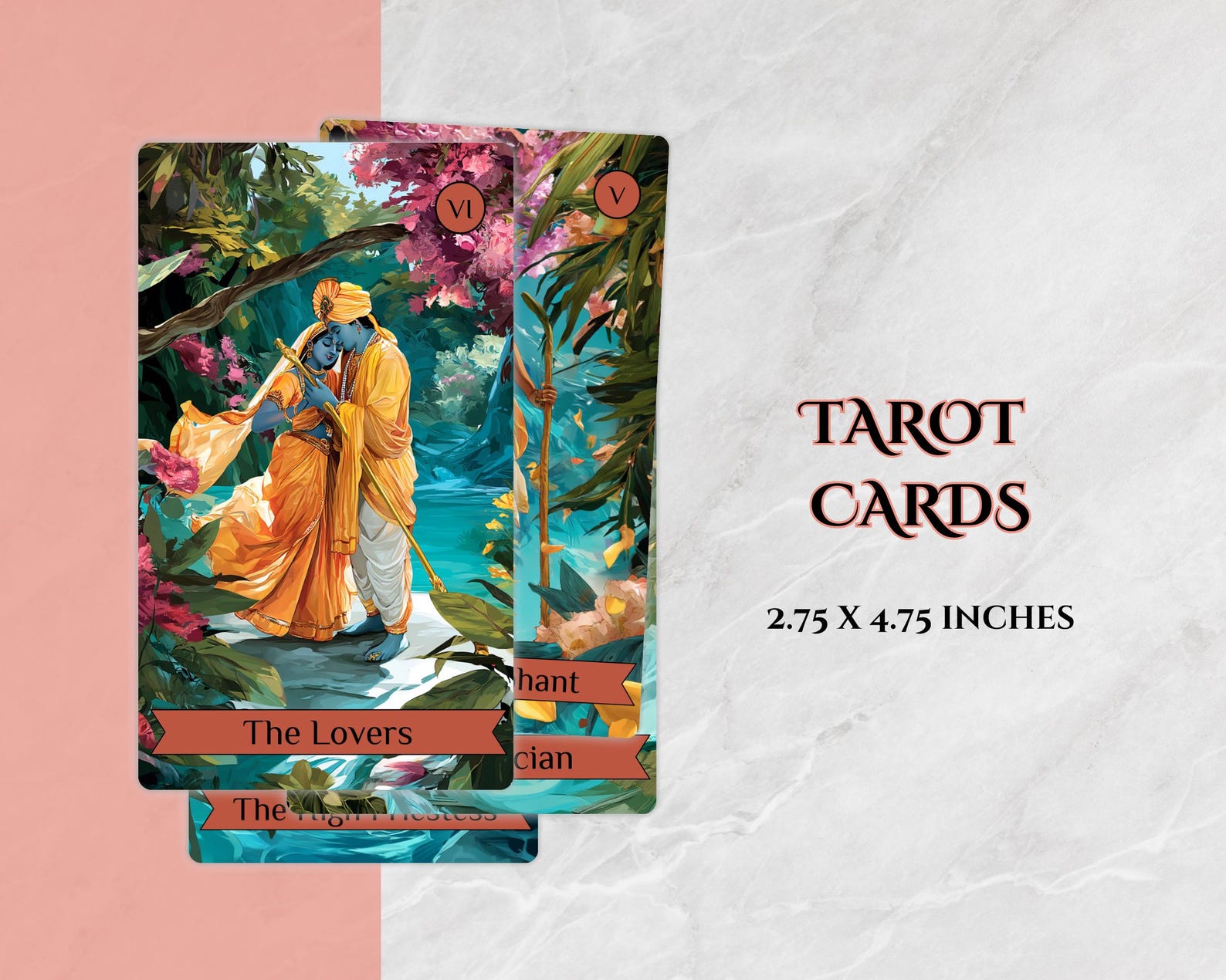Hindu Mythology Tarot Deck: Illustrated Divine Wisdom Cards - Etsy