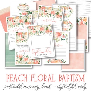 LDS Baptism Memory Book - Instant Download - Etsy