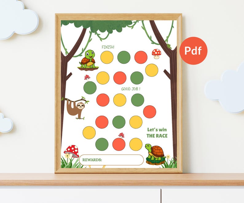 Printable Jungle Reward Chart | Kids Behavior Chart | Fun Animal Reward ...