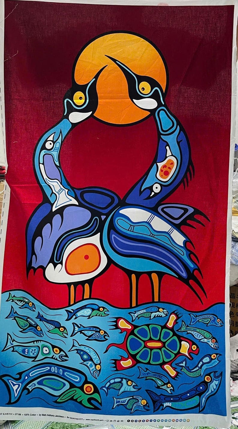 Dawn Duck Flying Panel P8726 From Riley Blake Designs' Fish and Foul ...
