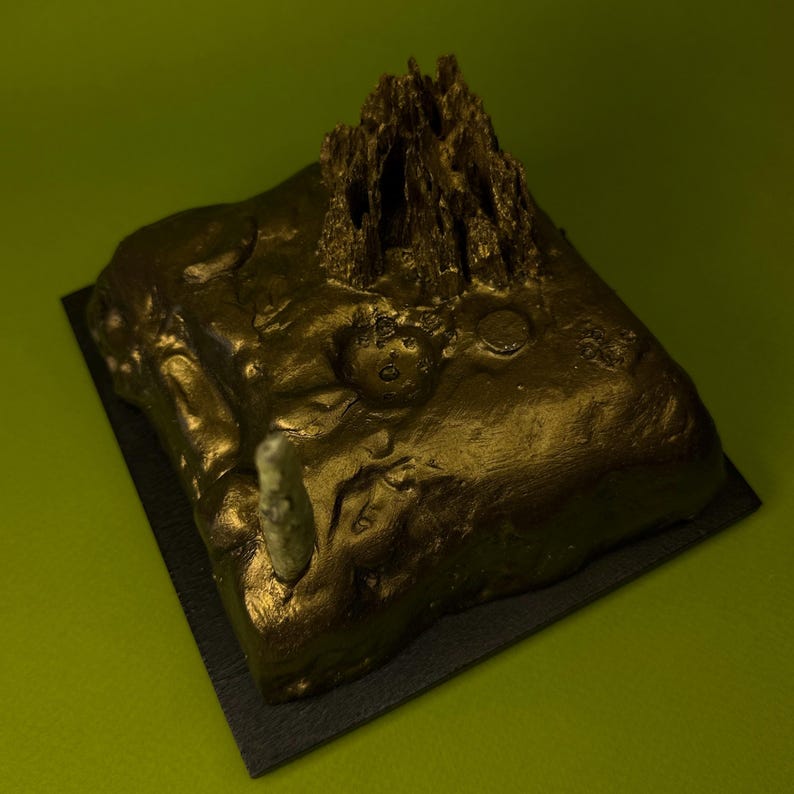 Miniature Alien Robot Diorama: Martian Landscape, Vintage USSR Parts - Etsy
