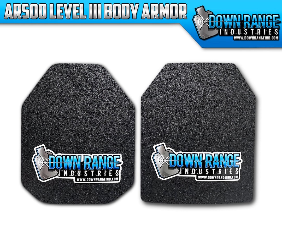 Body Armor AR500 Level 3 Set of Plates Curved 10x12 - Etsy