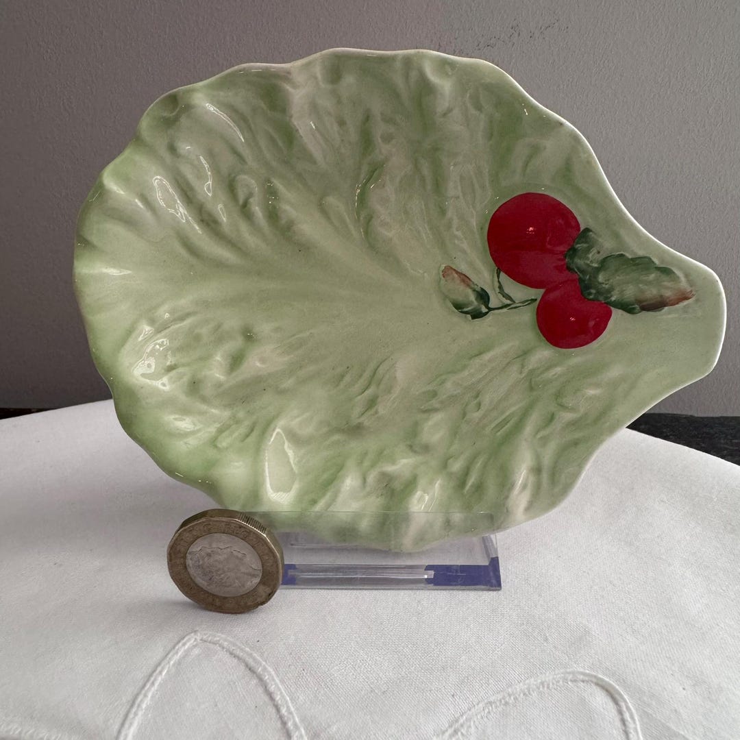 Vintage Carlton Ware Leaf Dish With Radish Design – Hand Painted ...