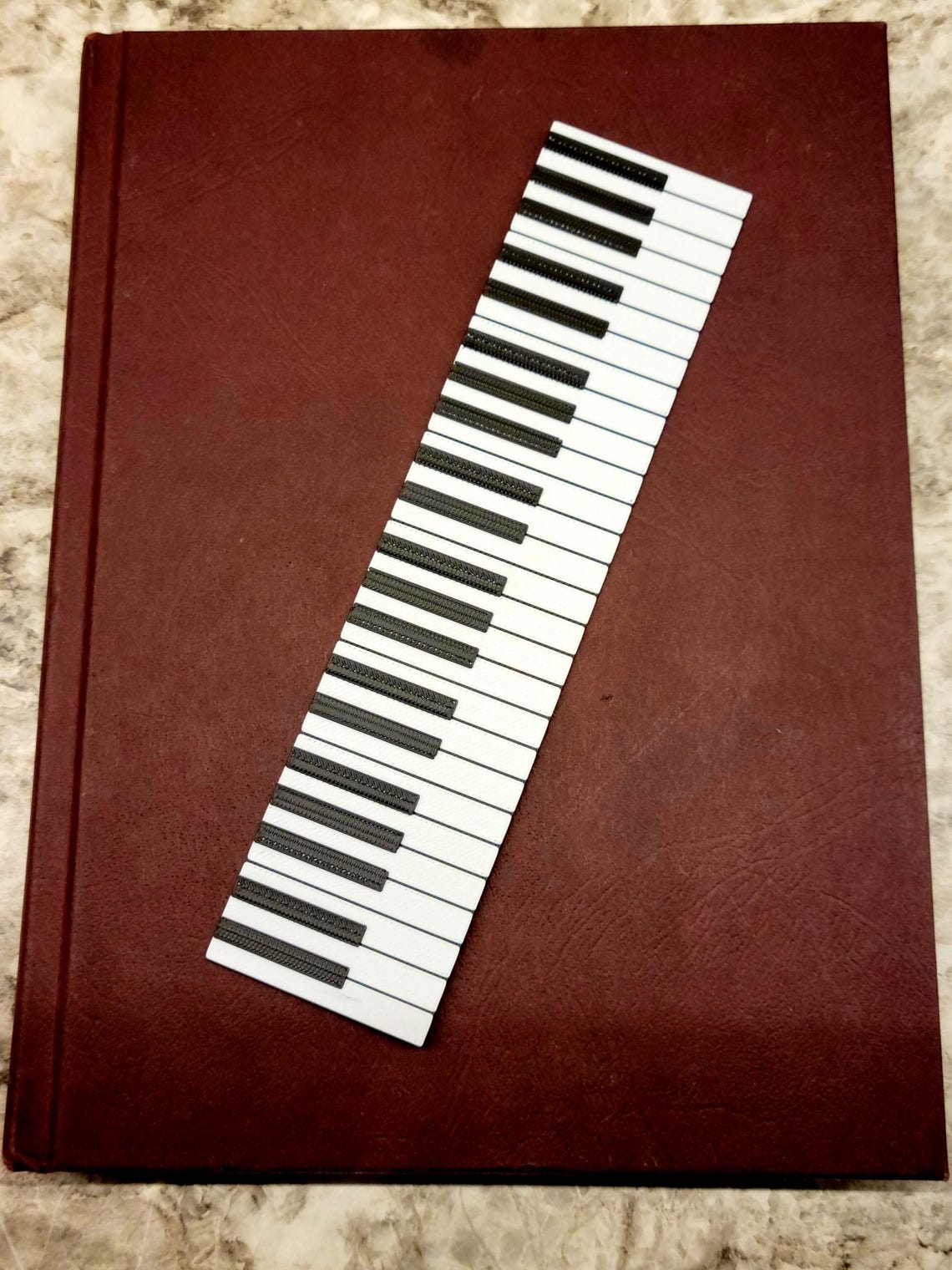 Piano Keys Bookmark | 3D Printed Music Lover Gift | Piano Teacher ...