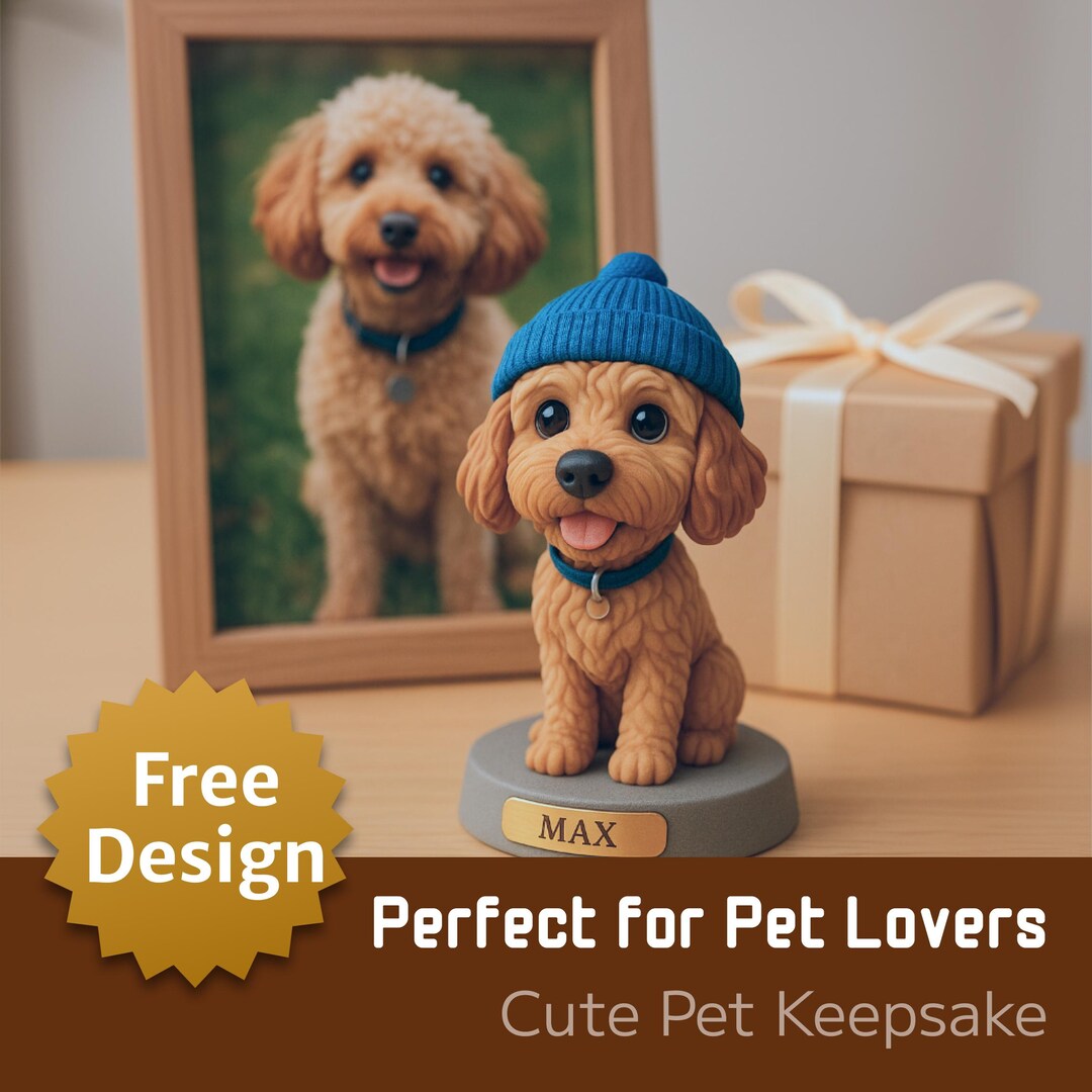 Custom 3D Printed Pet Figurine: Personalized Pet Keepsake - Etsy