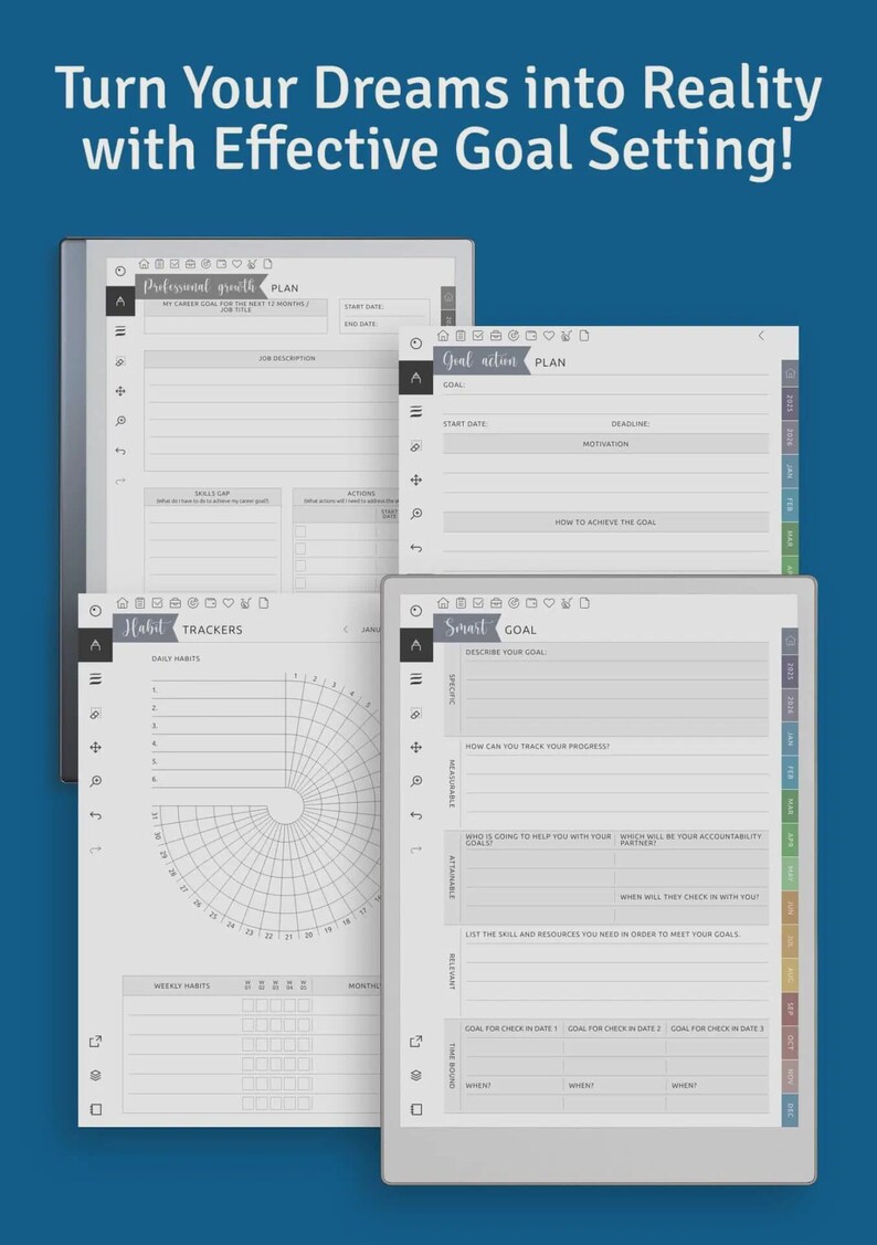 Kindle Scribe Template Kindle Scribe Planner Supernote Planner ...