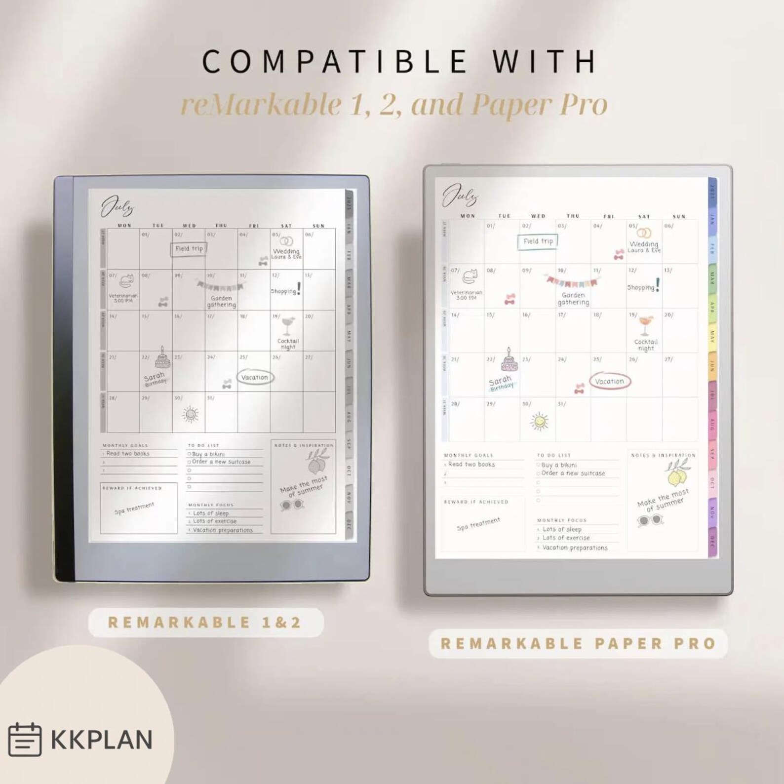 Kindle Scribe Template Kindle Scribe Planner Supernote Planner ...