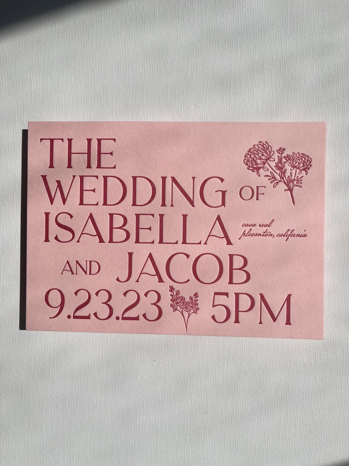 Elegant Custom Wedding Invitations: Minimalist Monotone Design - Etsy