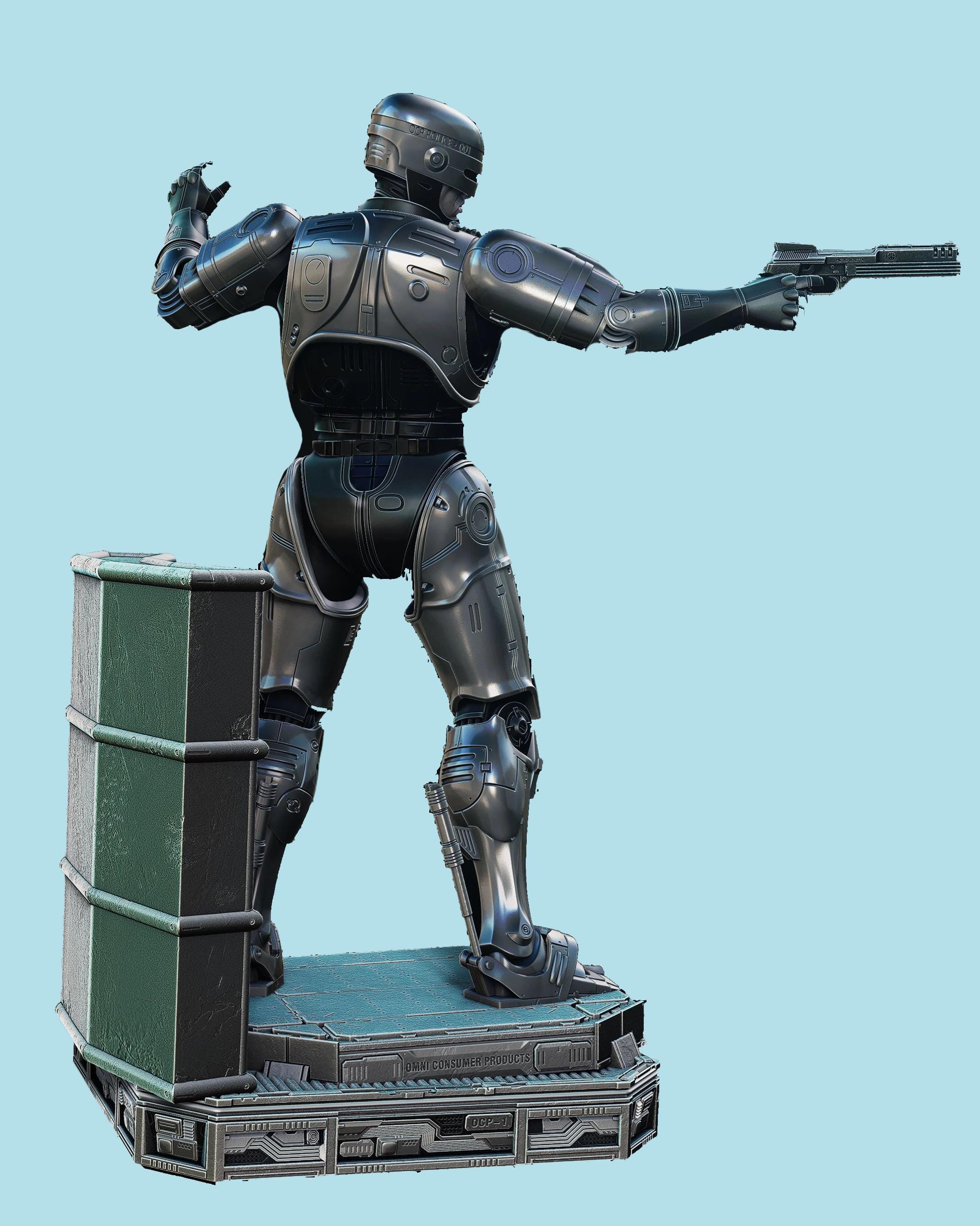 Robocop STL File | Cyberpunk Police Officer 3D Model for Printing - Etsy
