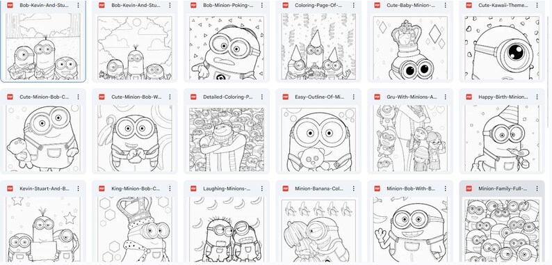 Despicable Me Minions Activity Book for Toddlers - Etsy