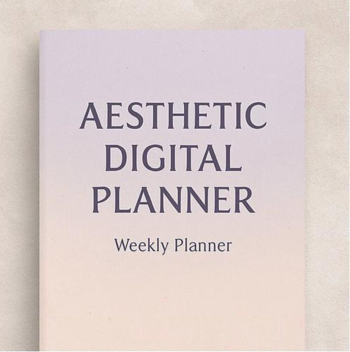 Aesthetic Pastel Digital Planner | Cute Minimalist Printable ...