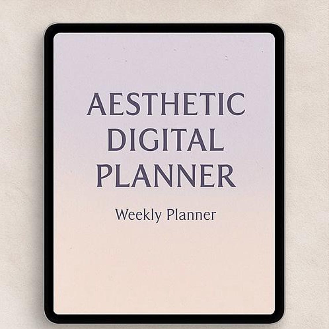 Aesthetic Pastel Digital Planner | Cute Minimalist Printable ...