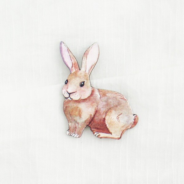 Lasercut Wood Brooch - Etsy