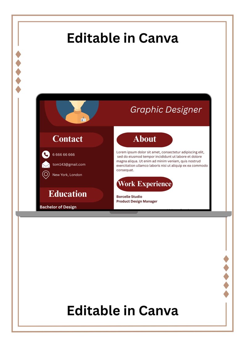 ATS Friendly Resume Template, Simple and Elegant for Entry Level and ...