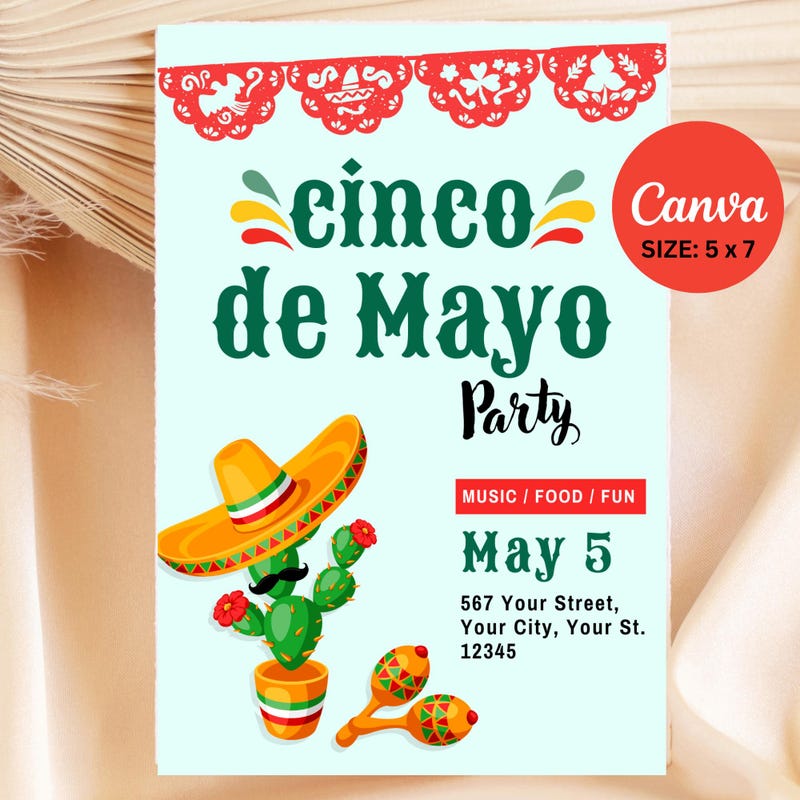 Cinco De Mayo Invite - Etsy