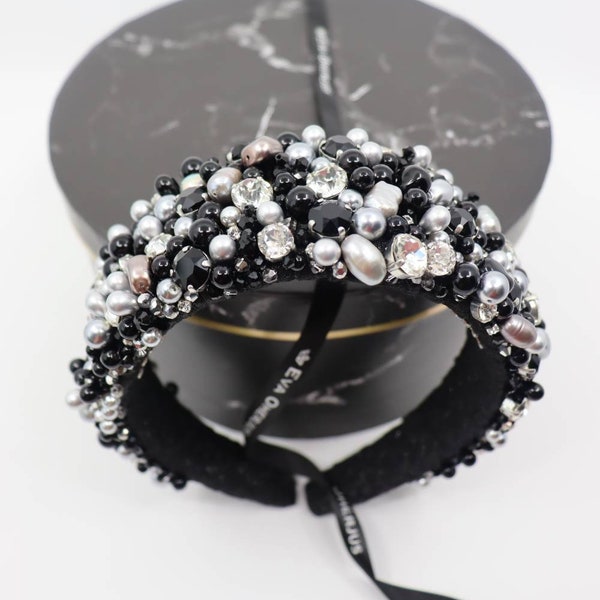 Pearl Bead Headband - Etsy