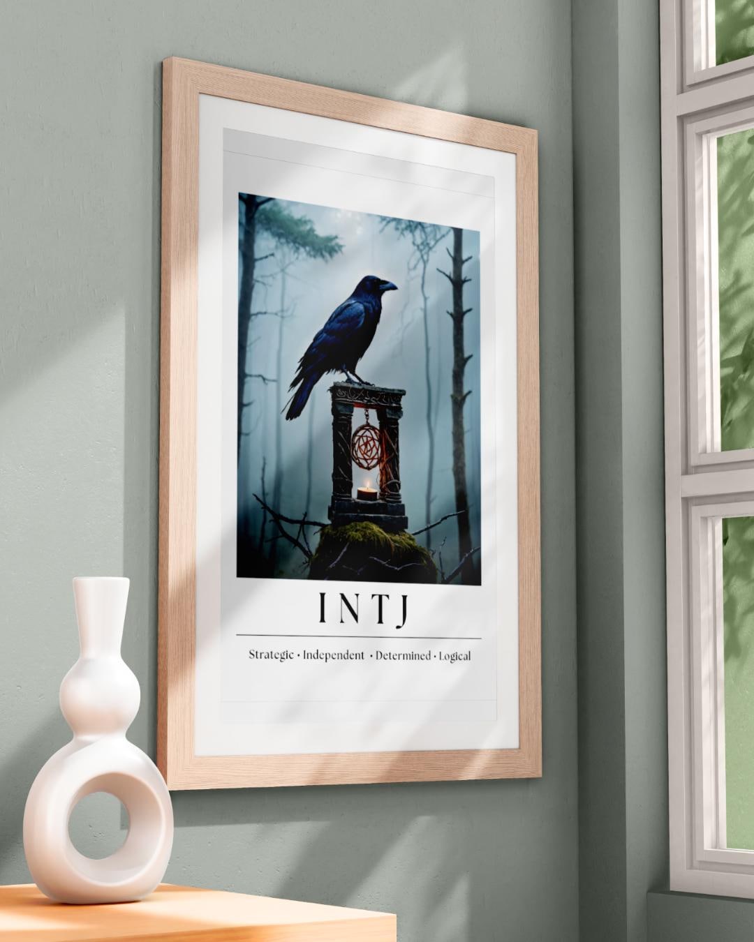 INTJ Personality Art Print - MBTI 16 Personalities, Wall Decor, Gift ...