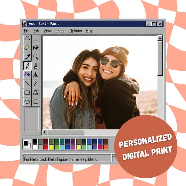 Ms Paint Mirror - Etsy