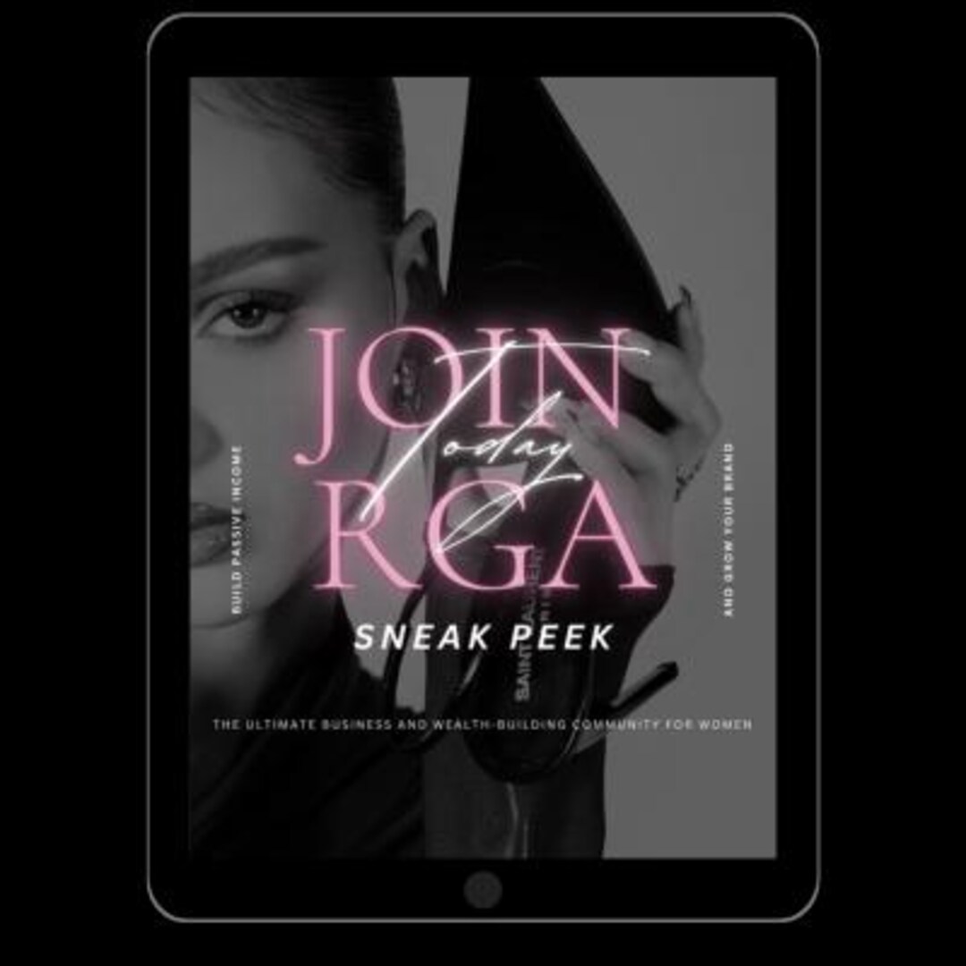 Sneak Peek Guide to Rich Girls Academy MRR Community | Digital Download Only, Get a Sneak Peek ...