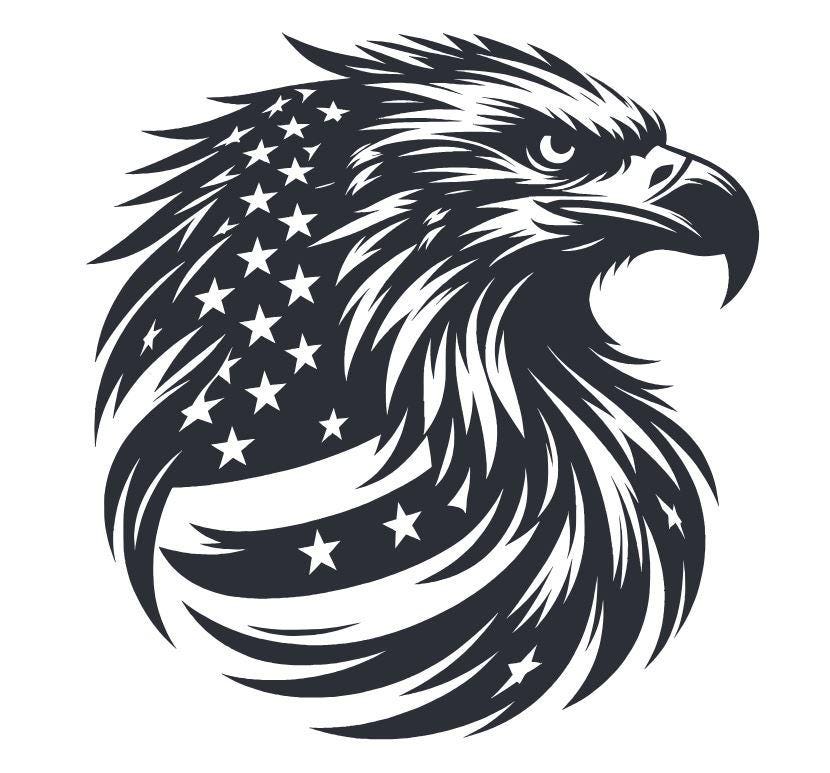 American Eagle Decal - Etsy