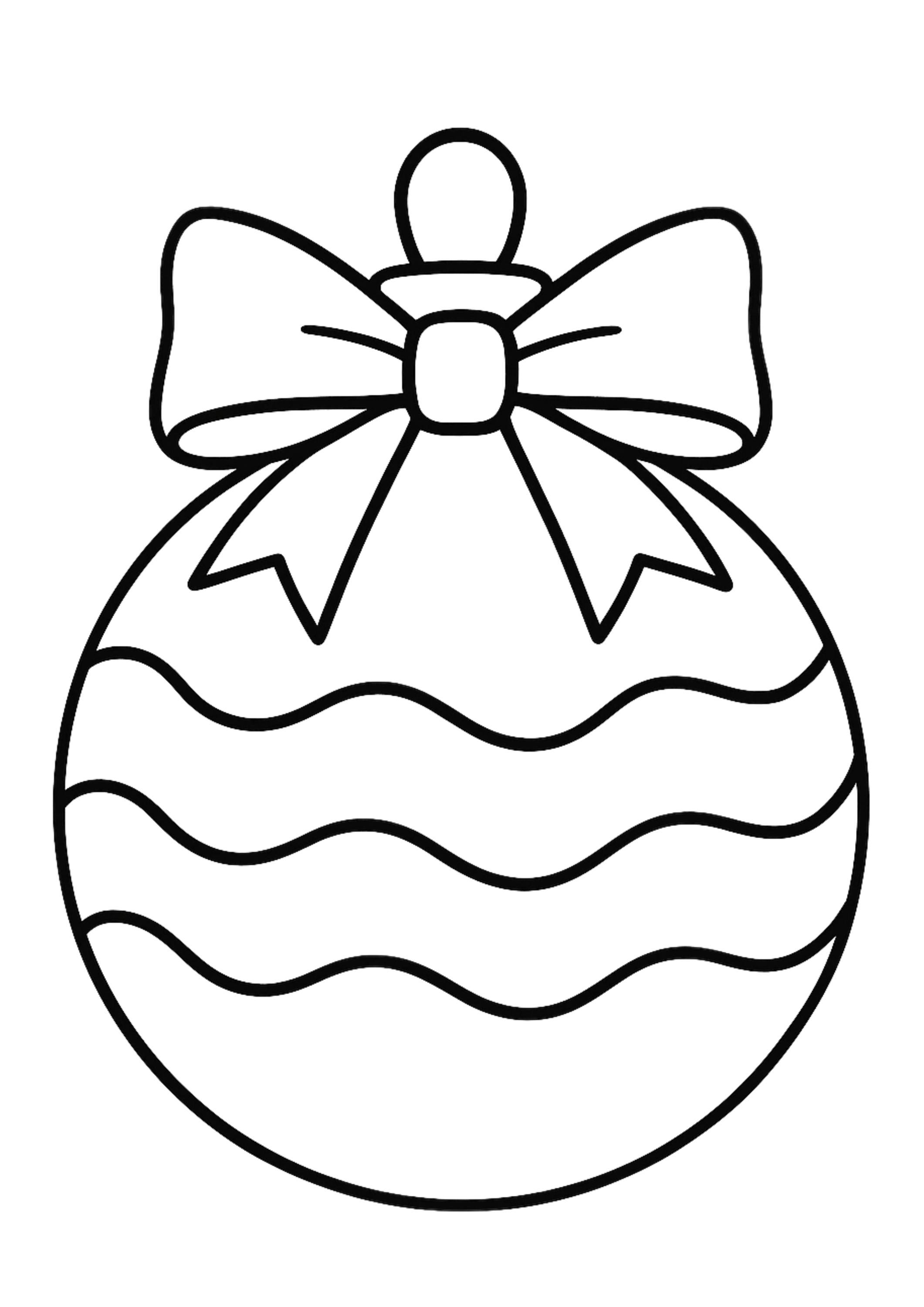 Printable Christmas Ornament Coloring Pages | 10 A4 Holiday Bauble ...