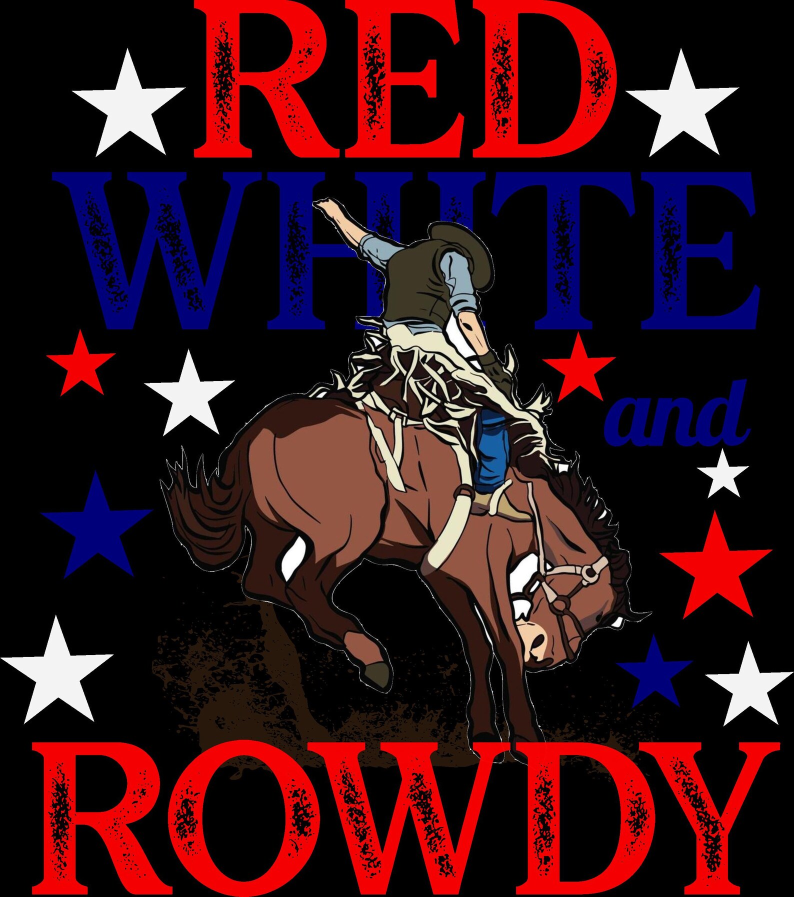 Red White and Rowdy - Etsy