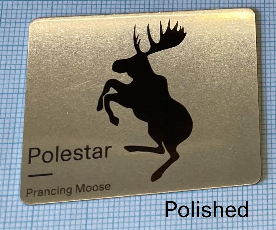 Polestar Grill Badge - Prancing Moose - Etsy Australia