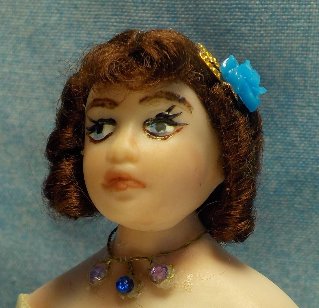 Tutorial to Wig Geneva---1/12th Scale Miniature Porcelain Doll Wig - Etsy