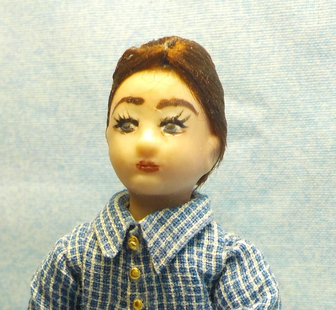 Tutorial to Wig Timmy --- 1:12 Scale Child Porcelain Dollhouse Doll - Etsy